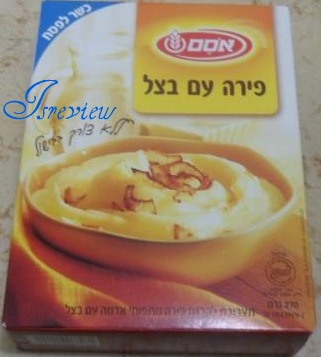 Isreview: Osem's Instant Mashed Potatoes & Onions Kosher for Pesach