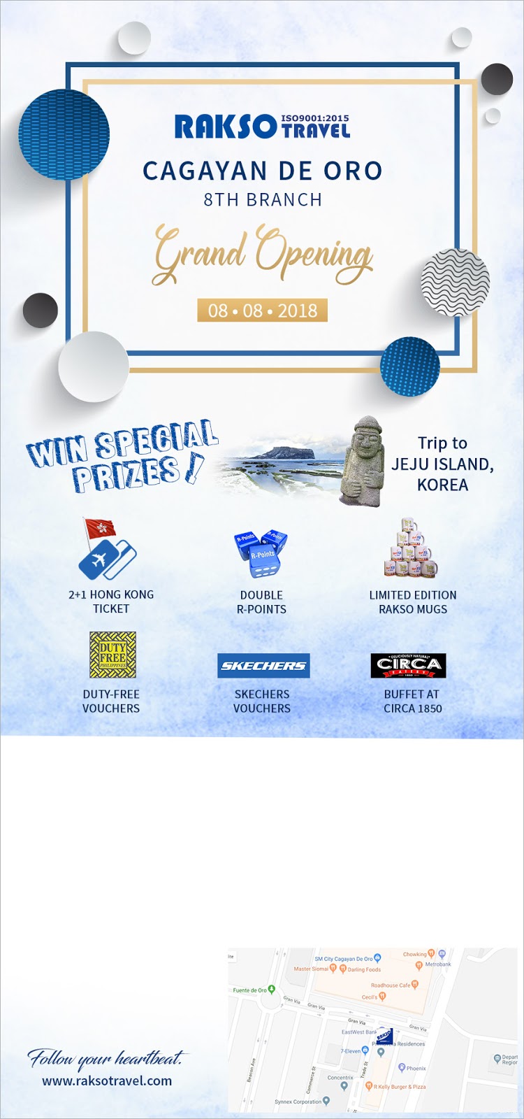 Follow you Heartbeat Because Rakso Travel is now in CDO - Cagayan de ...