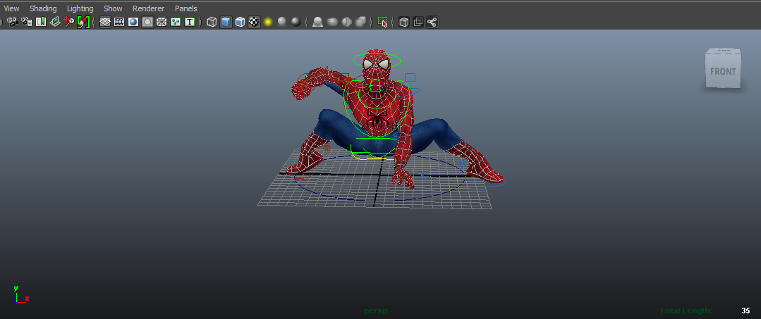 3DPF Jian Kai Blog: 3 Poses of Spiderman Project 1