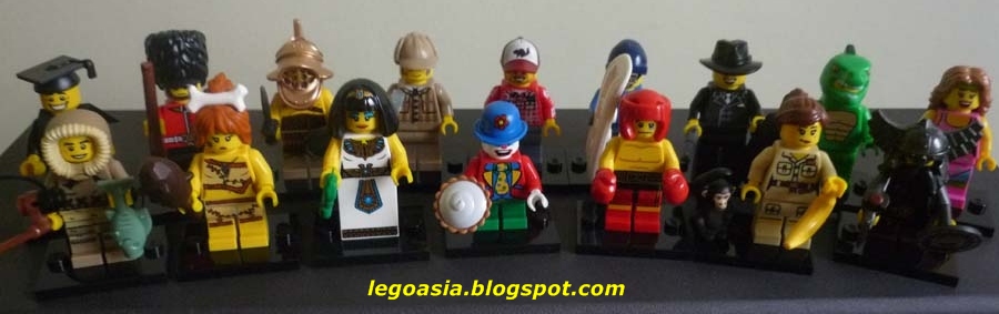 Lego Asia: Lego Minifigures Series 5, Collect 'em ALL! (Breakdown Info)