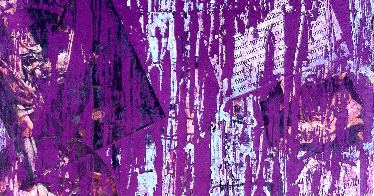 The Art of John Bittinger Klomp: Mixed Media Distressed Painting In Process