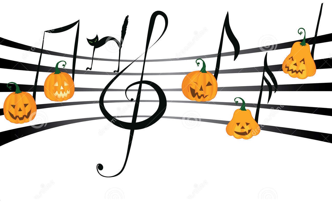 Imágenes y actividades musicales de Halloween