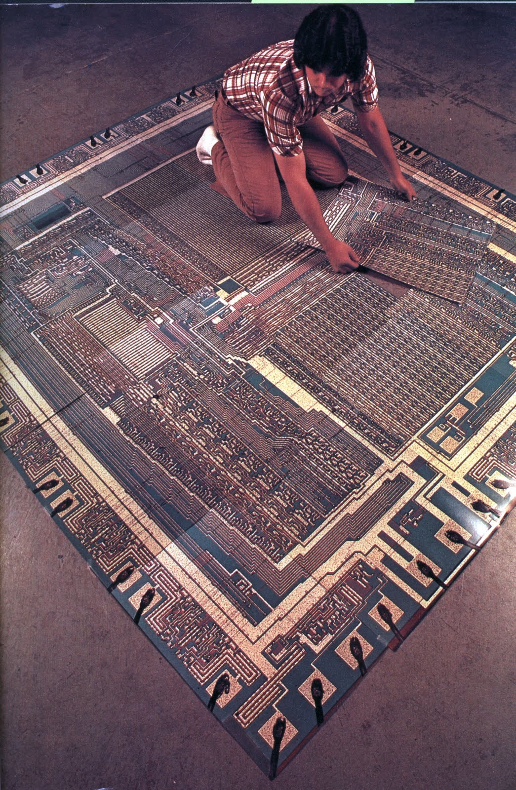 This is how the engineer design/validate microchip in 1980's : r ...