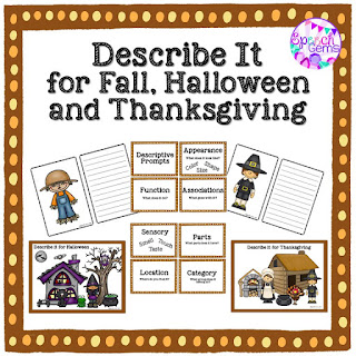 SLP Speech Gems: Take a Look at the November Visual Lesson Plans I Created