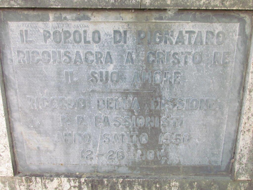 Tabernacoli italiani: Pignataro Interamna. Crocifisso