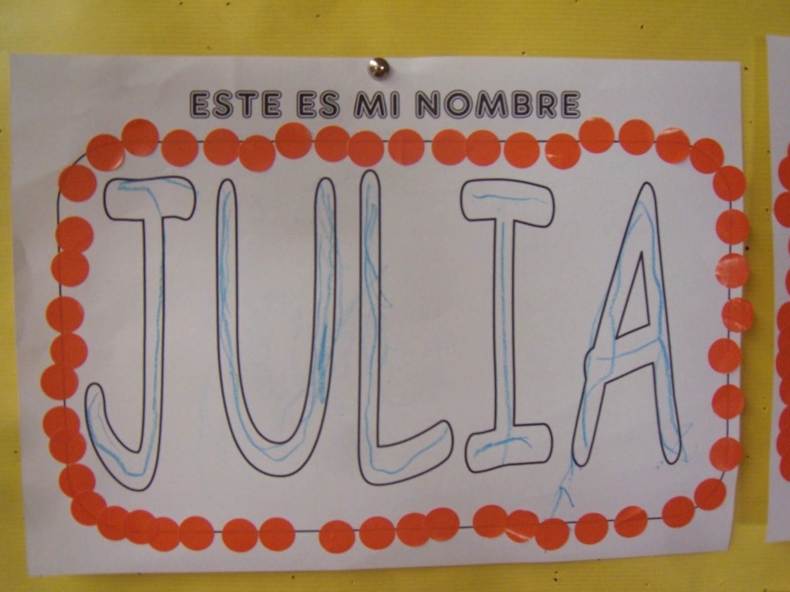 diasdecole: DECORANDO NUESTRO NOMBRE