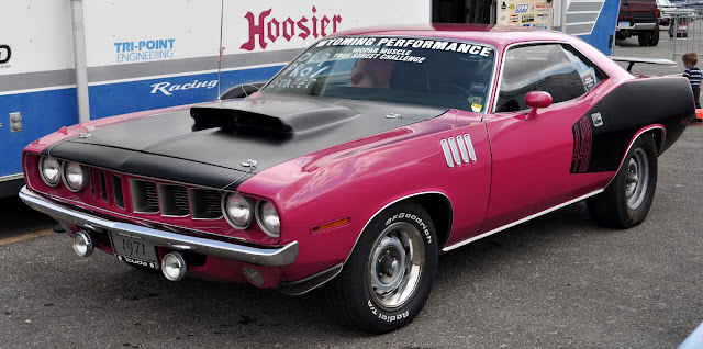 Just A Car Guy: Pink Mopars... the only pink musclecar? Probably. Yes ...