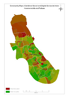 Hammersmith & Fulham Map Region Political | Map of London Political ...
