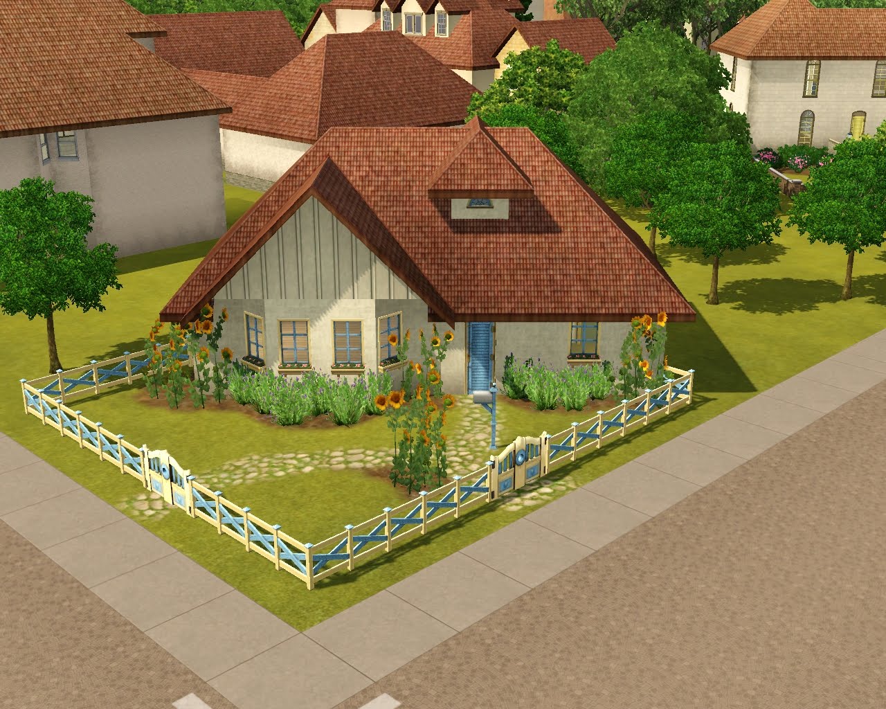 Summer's Little Sims 3 Garden: Champs Les Sims (The Sims 3: World ...