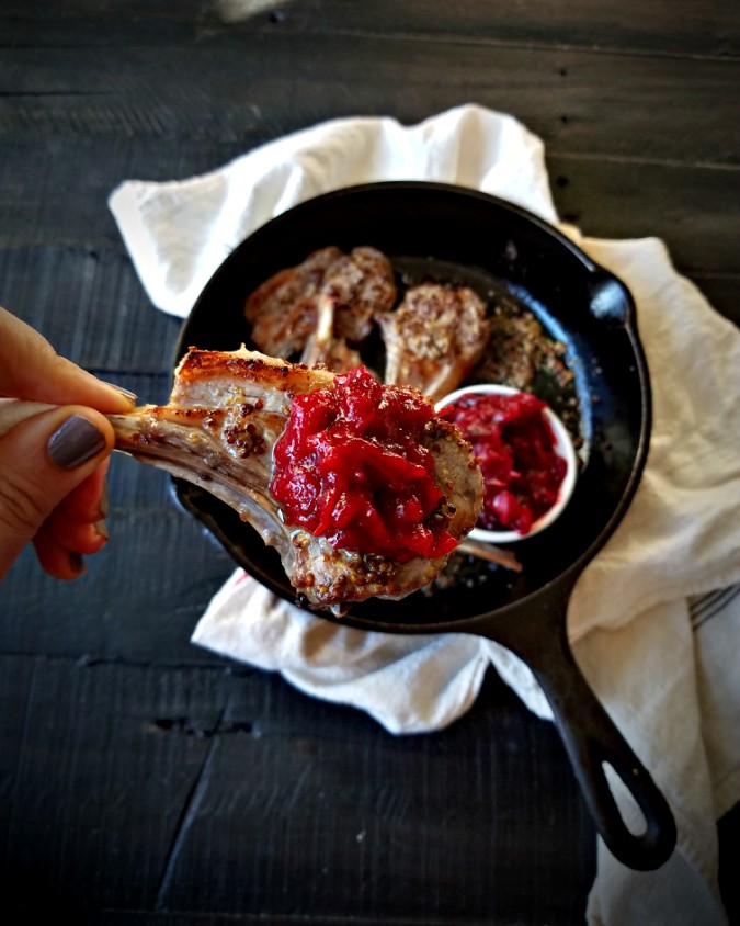 Mango & Tomato: Lamb Lollipops With Adobo Cranberry Sauce: Get Read For ...