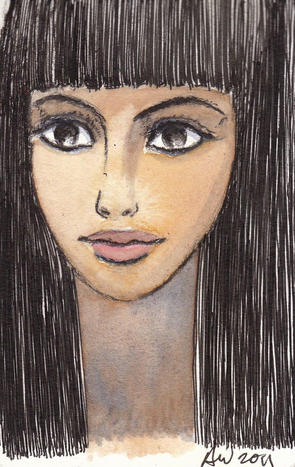 Wilsonic Illustration: Egyptian Princess