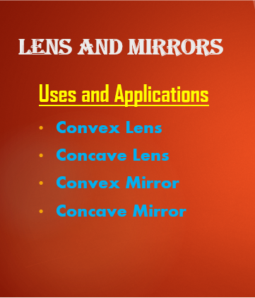 Uses of Convex Lens,Concave Lens,Convex Mirrors,Concave Mirrors - PSC ...