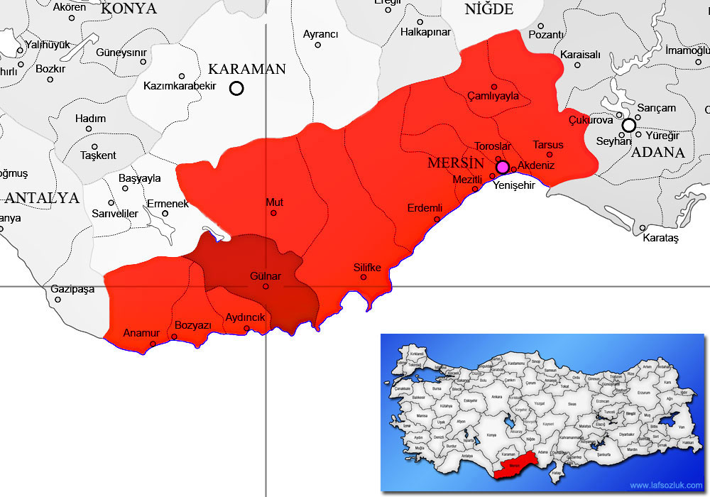 Gülnar nerededir nereye bağlıdır? Gülnar hangi ilin ilçesidir? - Laf Sözlük