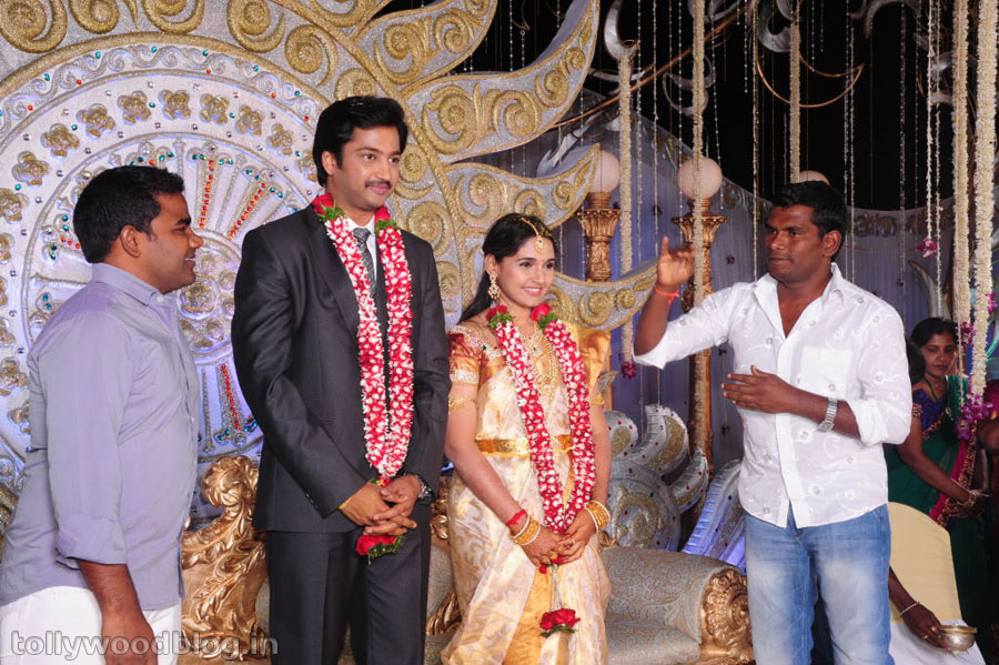 Aryan Rajesh Wedding Reception Photos Stills