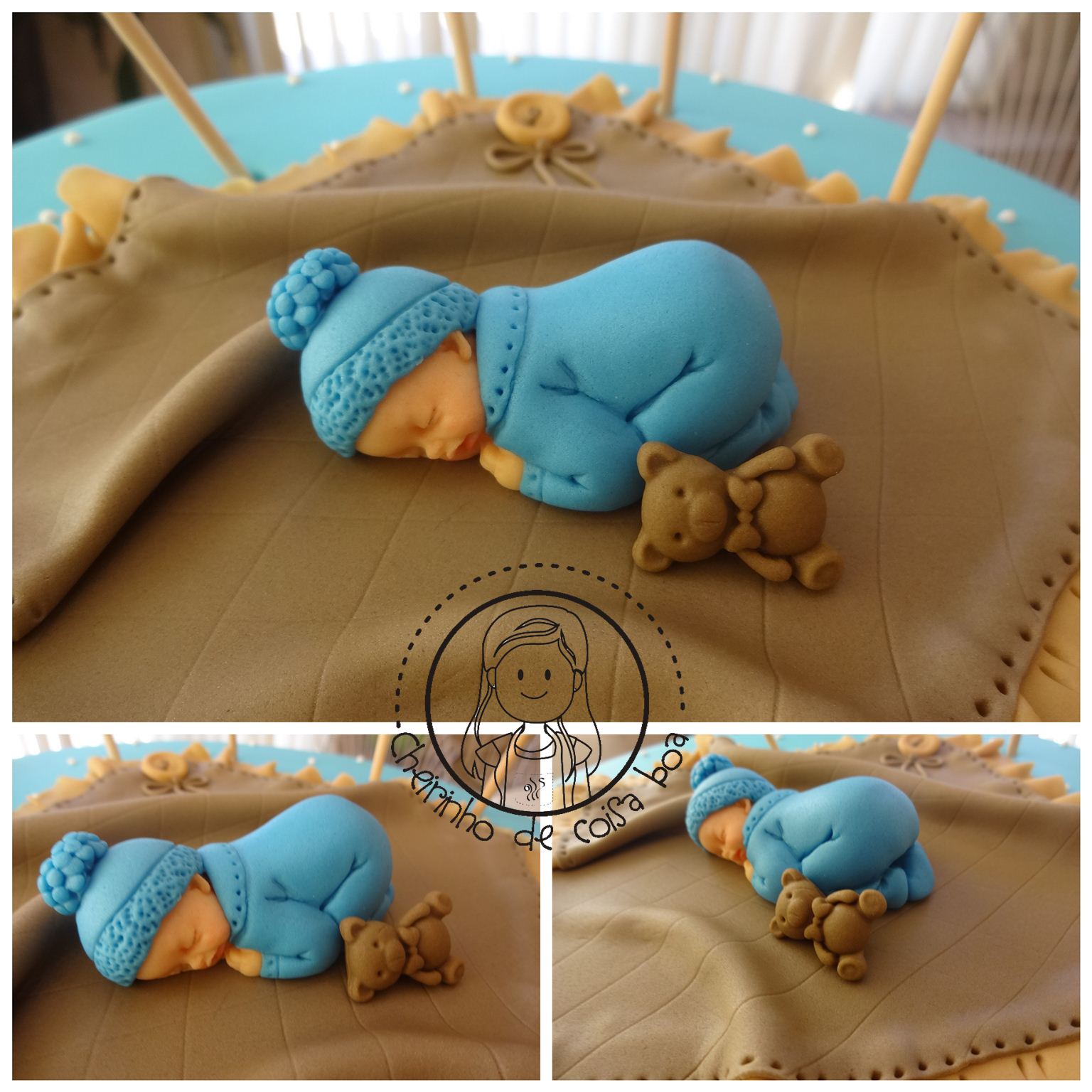 CHEIRINHO DE COISA BOA - Bolos decorados em Campinas SP: Bolo bebezinho ...