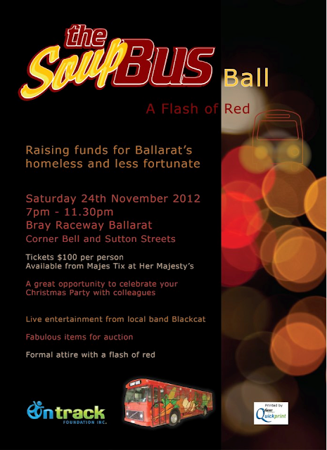 Discover My Ballarat: The Soup Bus Ball - Saturday 24th November 12