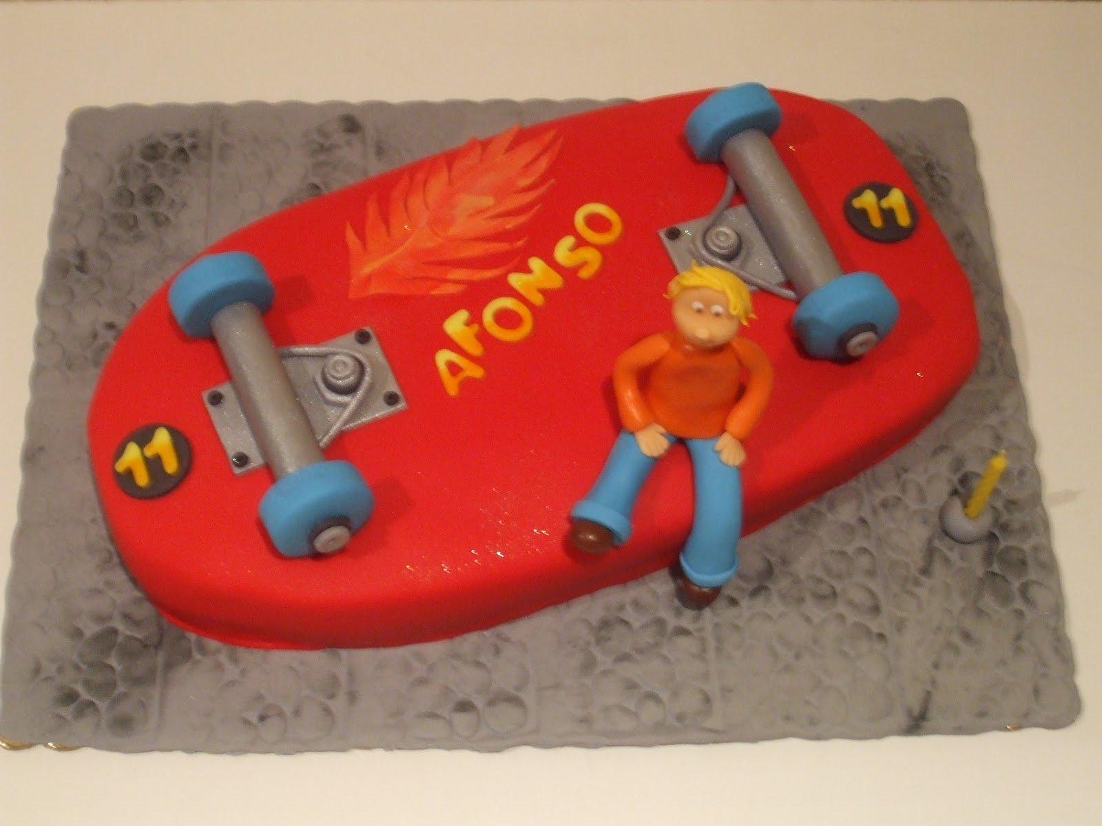 Miminhos Doces da Raquel - Bolos decorados: Skate radical.....
