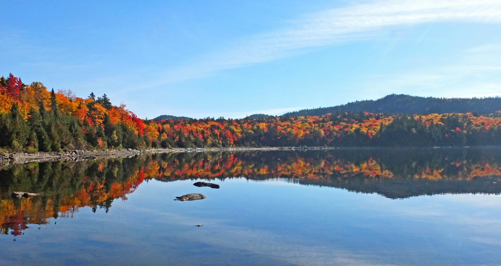 Hiking in Maine with Kelley: 10/7/16 Moose Ponds - Fall Colors