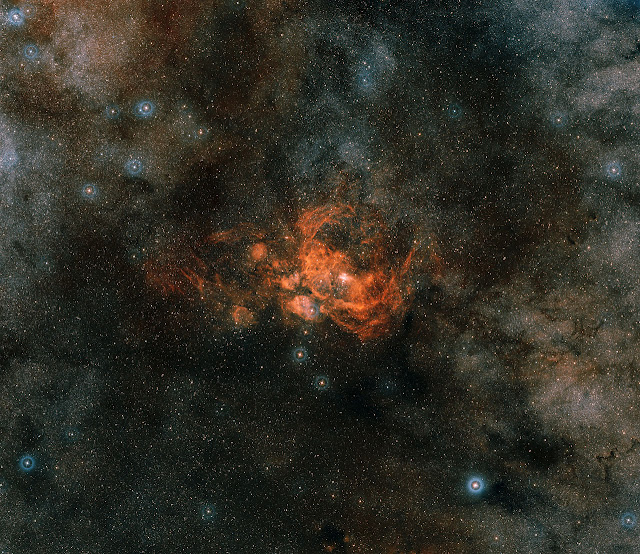 War and Peace Nebula, NGC 6357, Imaged By ESO's Very Large Telescope ...