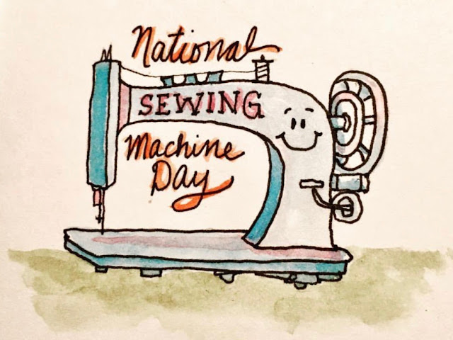 Happy National Sewing Machine Day! - Sylvia's Stitches
