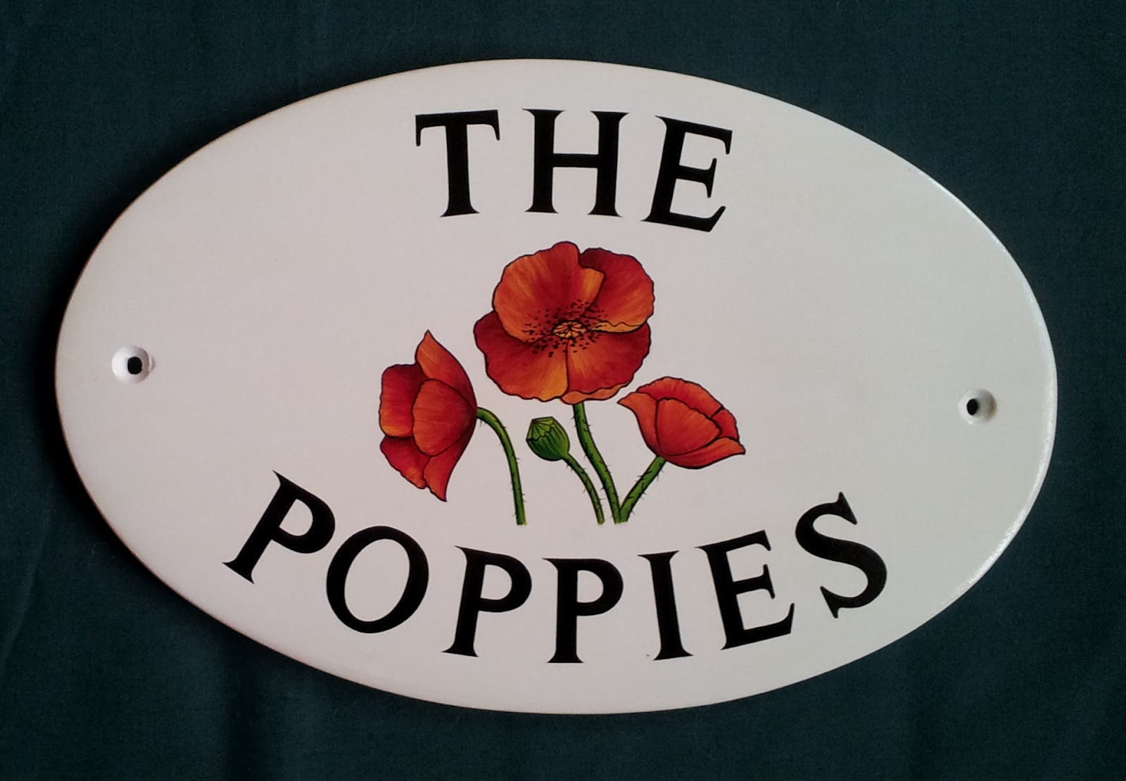 Hand Painted House Signs by Ceramic Art: House Sign with lavender ...