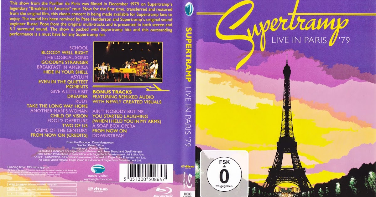 Supertramp Live In Paris '79