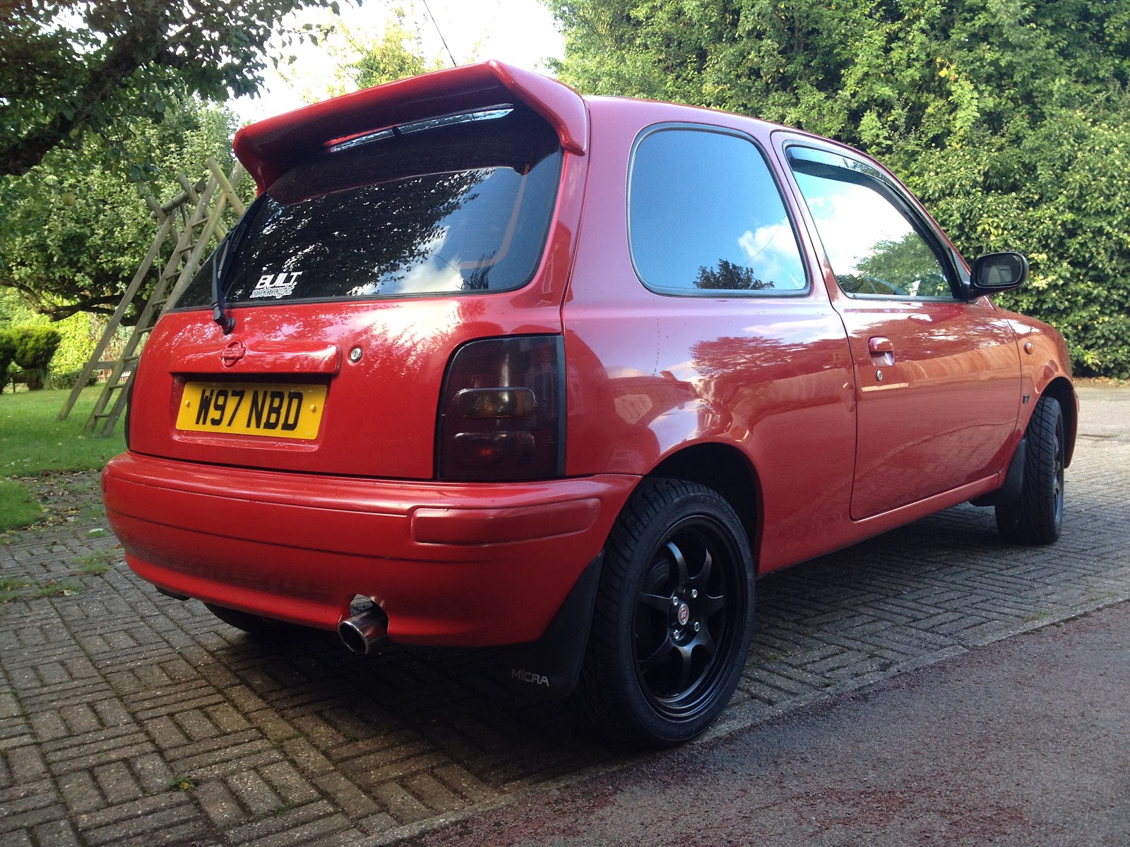 Micra k11 1l 16v red 2000 modification