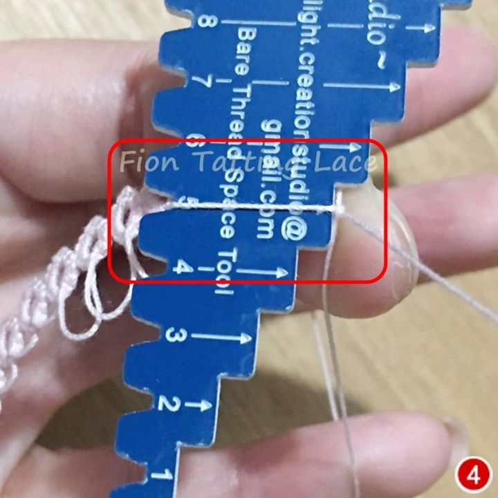 Fion Tatting Lace 梭編蕾絲: Bare Thread Space Tool