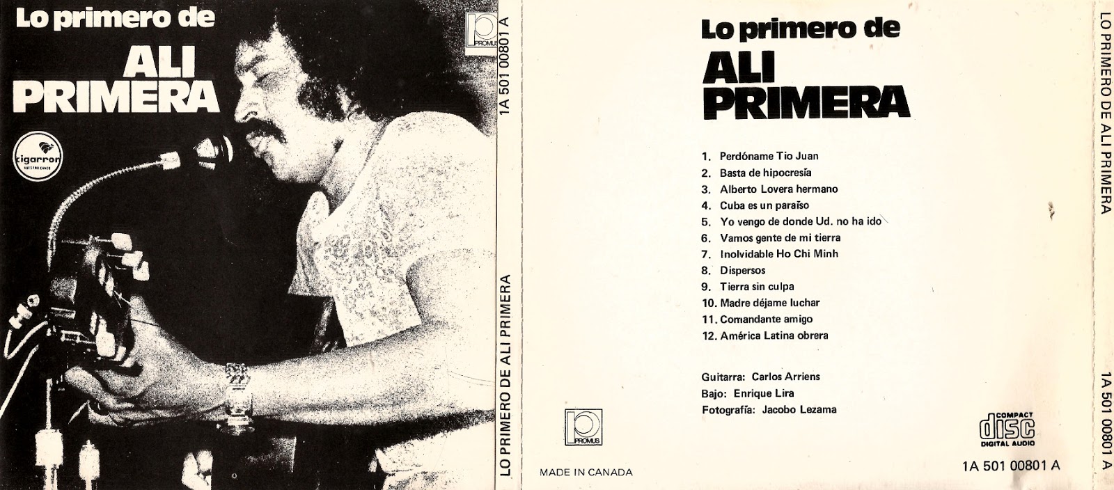 Criollitas Venezuela: ALI PRIMERA - LO PRIMERO DE ALI PRIMERA