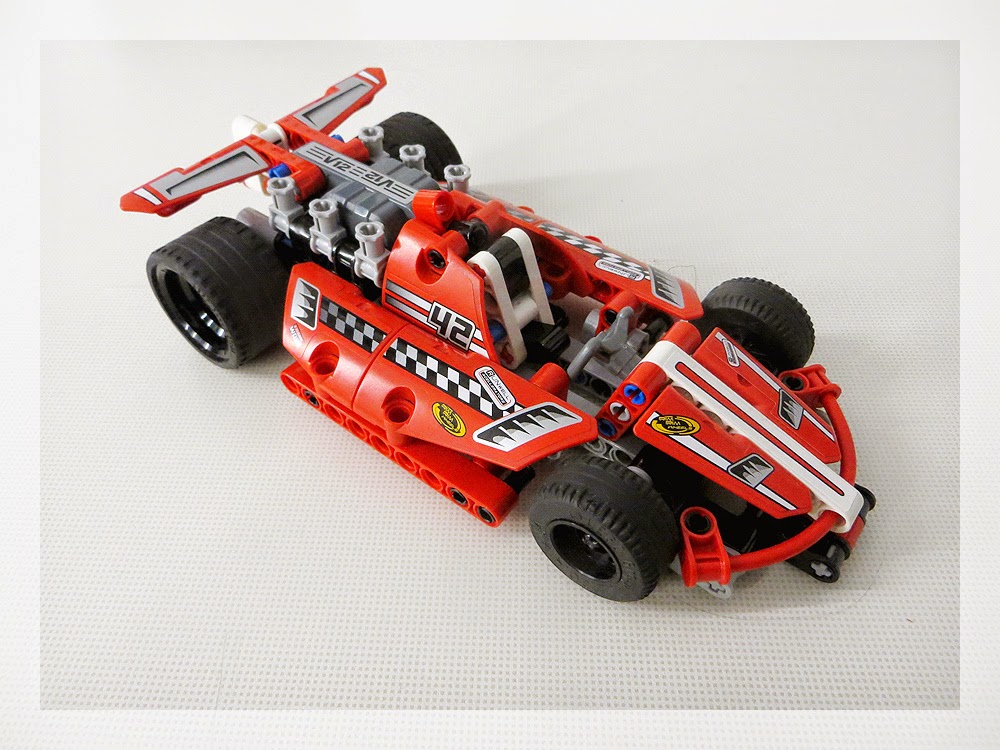 德國媽咪 : 樂高 LEGO 科技系列 廻力車組合--42011 迴力超速賽車