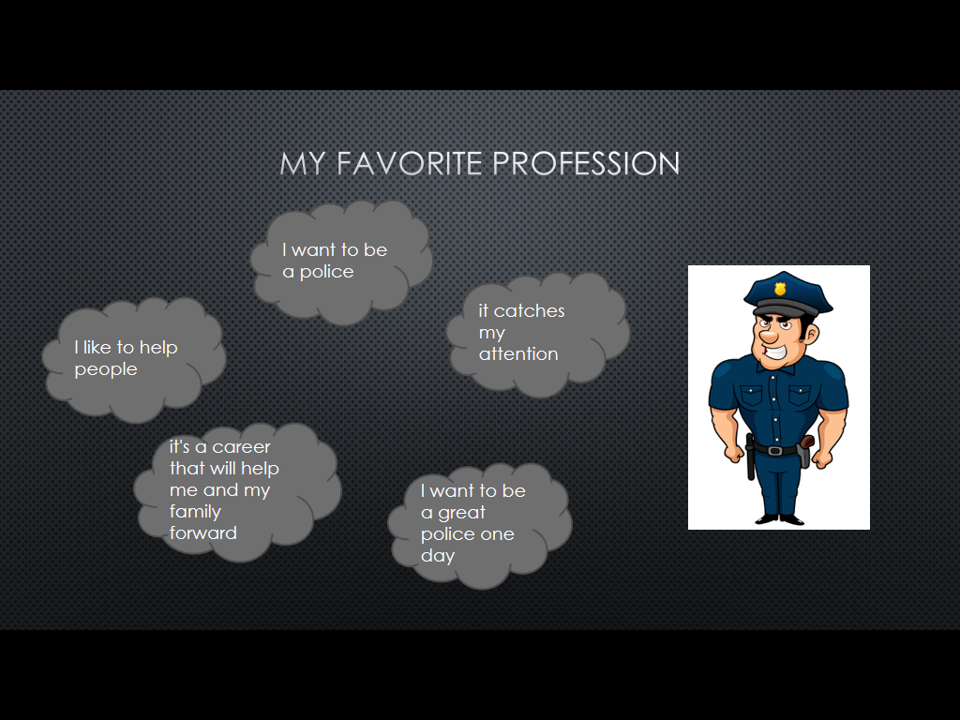 MY FAVORITE PROFESSION