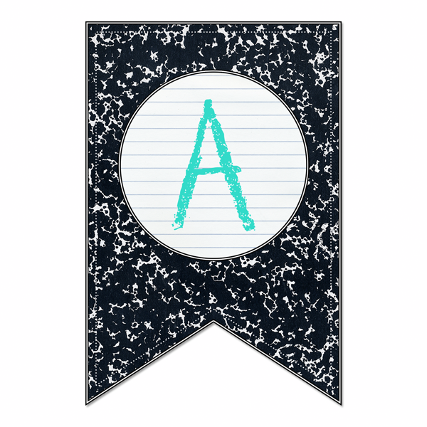 Free Back to School Banner/Bunting Full Alphabet & Number Set - The ...