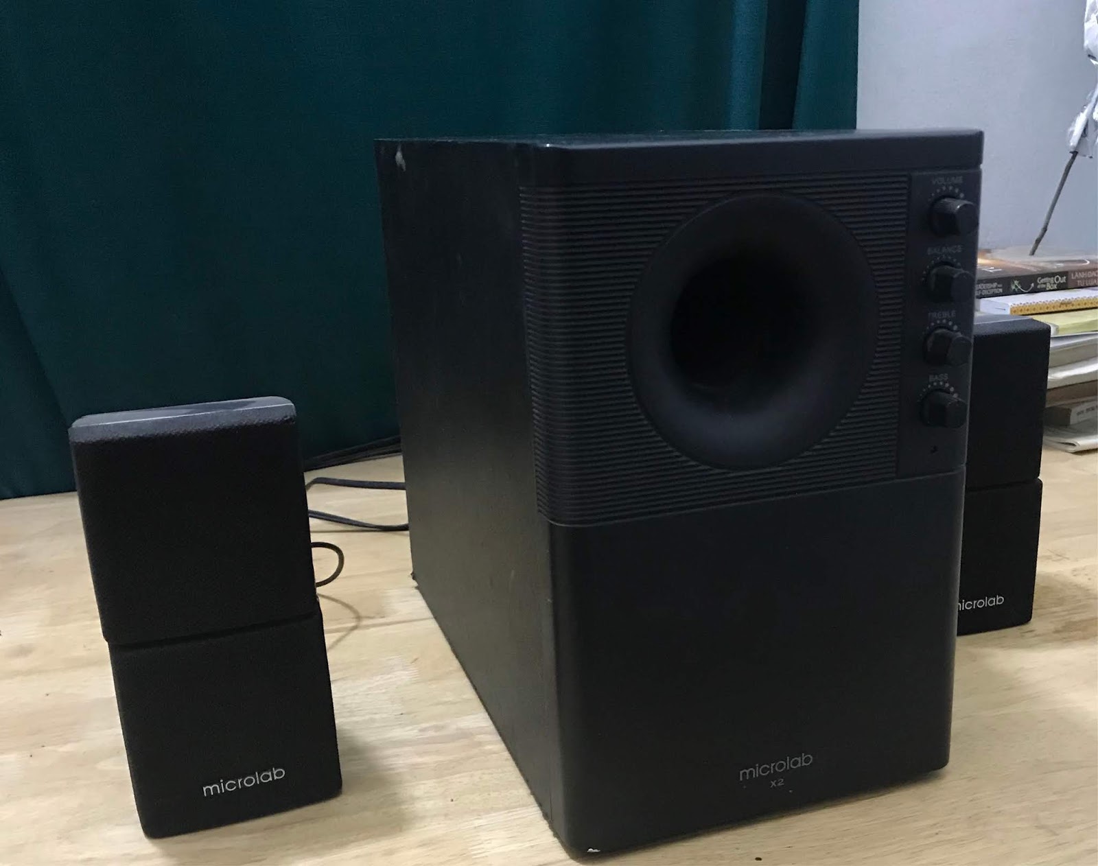 Loa MicroLab X2 2.1 - Loa vi tính cũ và mới TPHCM, Kai House Audio - Loa vi tính MicroLab ...