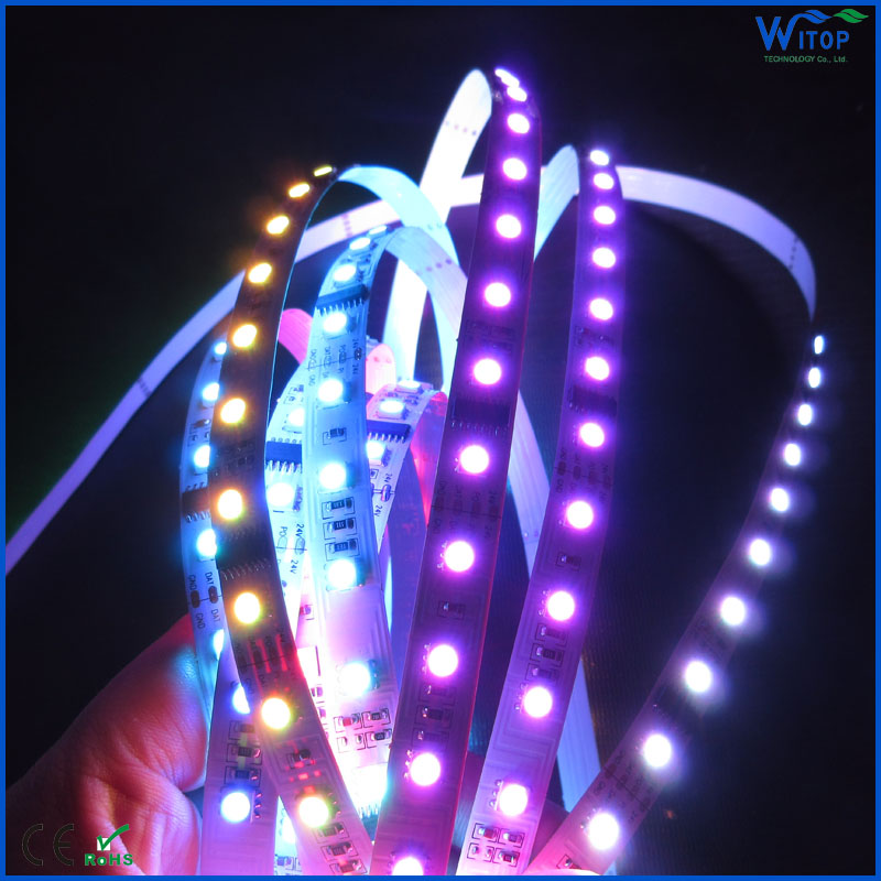 witop led strip product: Addressable DC24V 60LED 5050SMD DMX512 RGB ...