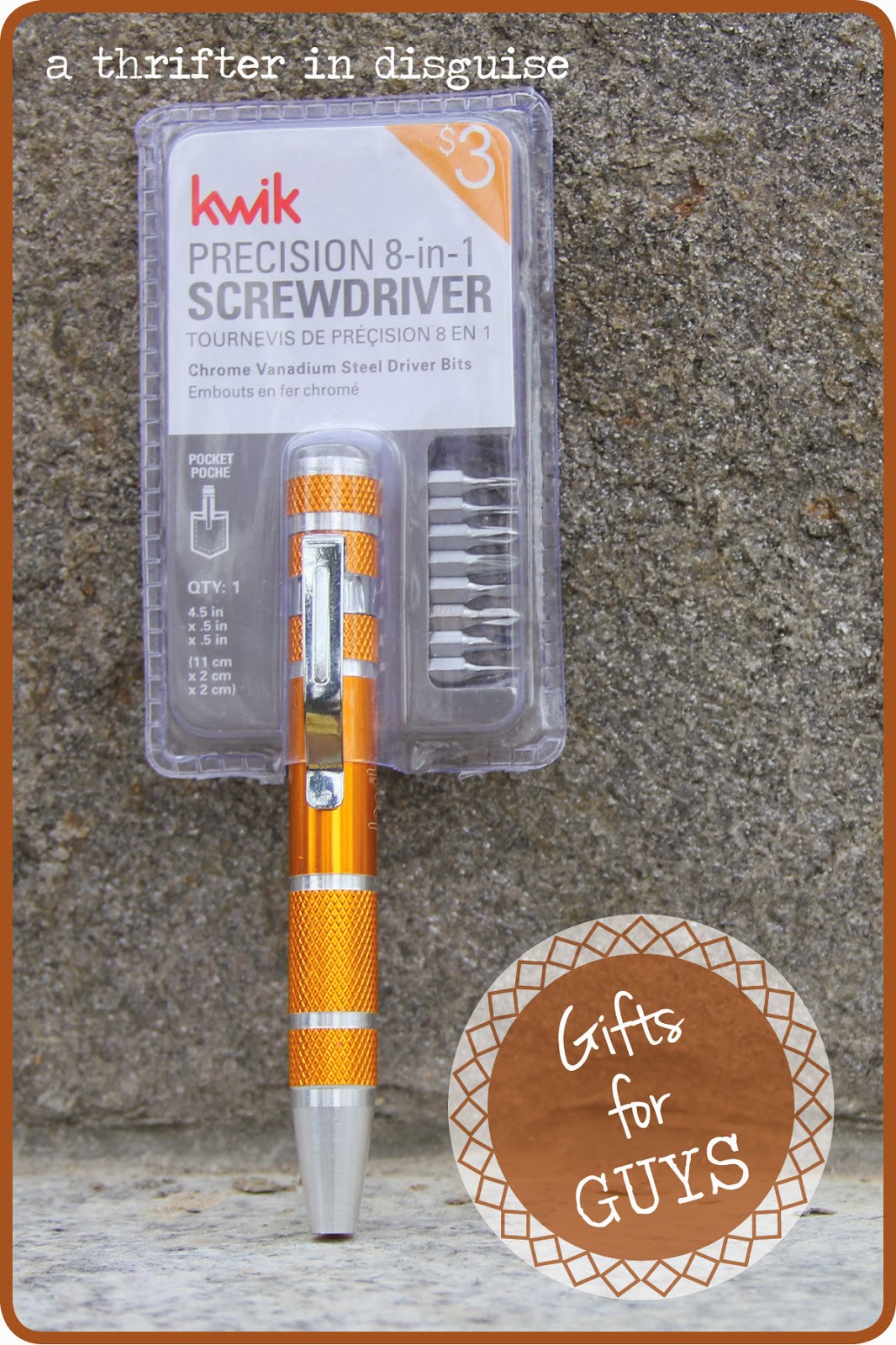 A Thrifter in Disguise: Secret Santa Saturday: Gifts for Guys