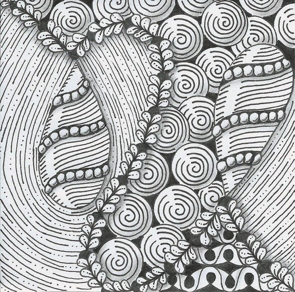 Tickled To Tangle: "It's a String Thing" #48 Tiles