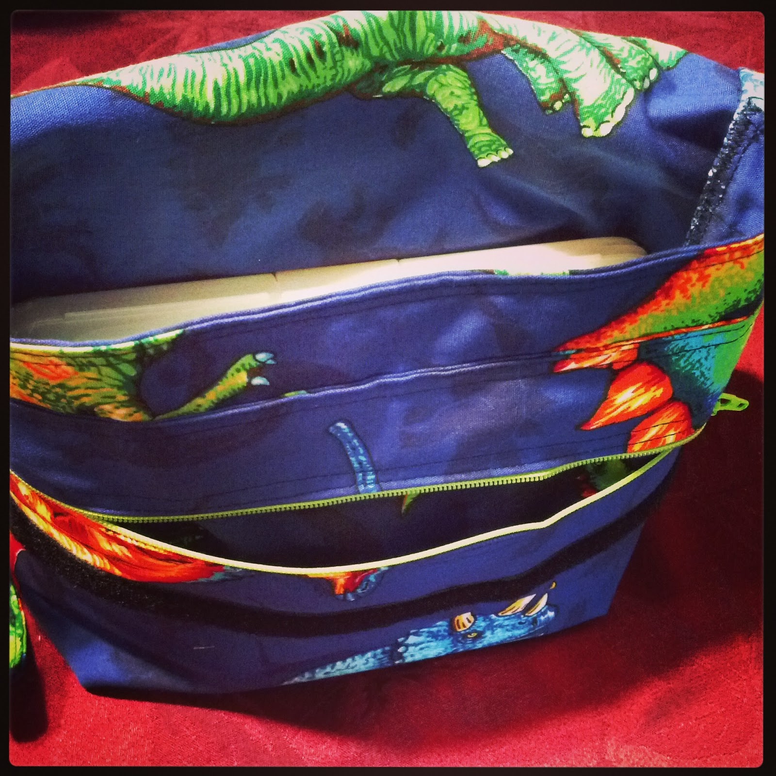 An Onion Exposed: Velcro Flap Mini Bag