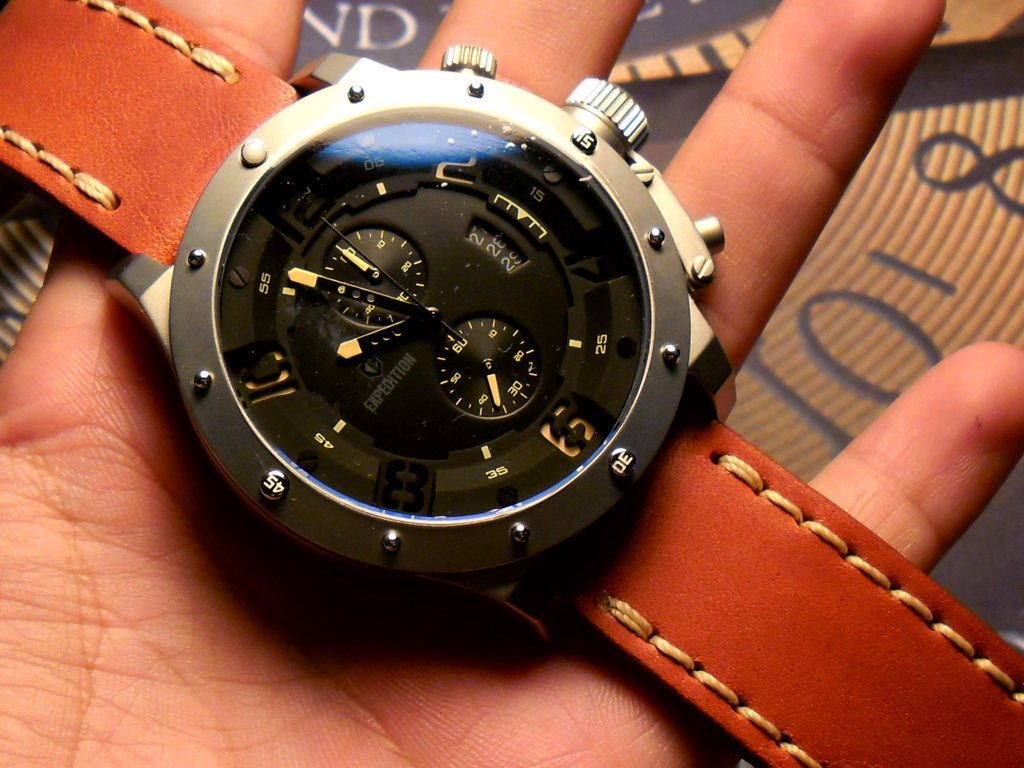 JAM TANGAN EXPEDITION E6381 ORIGINAL BROWN SILVER Kode Barang: AL-159 ...