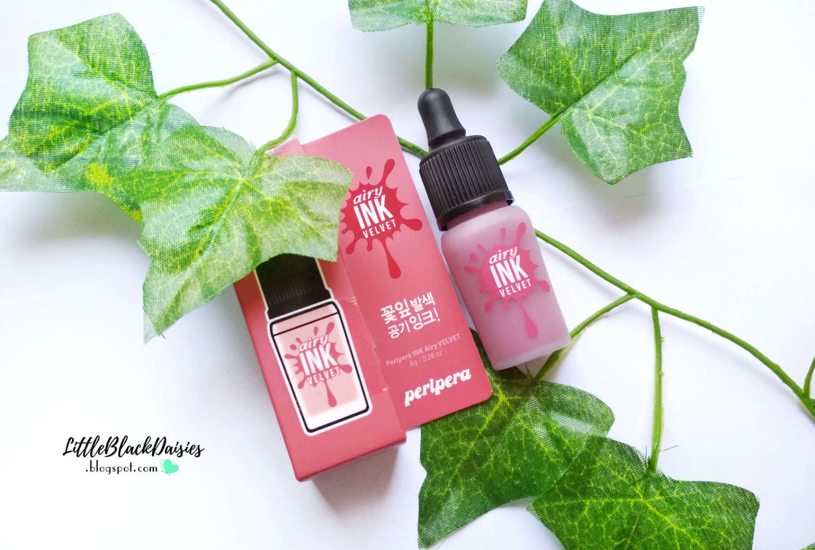 PERIPERA AIRY INK VELVET #10 DRY ROSE BROWN REVIEW - Little Black Daisies