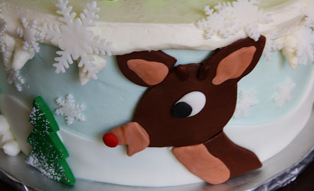 Claudine: Rudolf the Red Nose Reindeer Birthday Cake