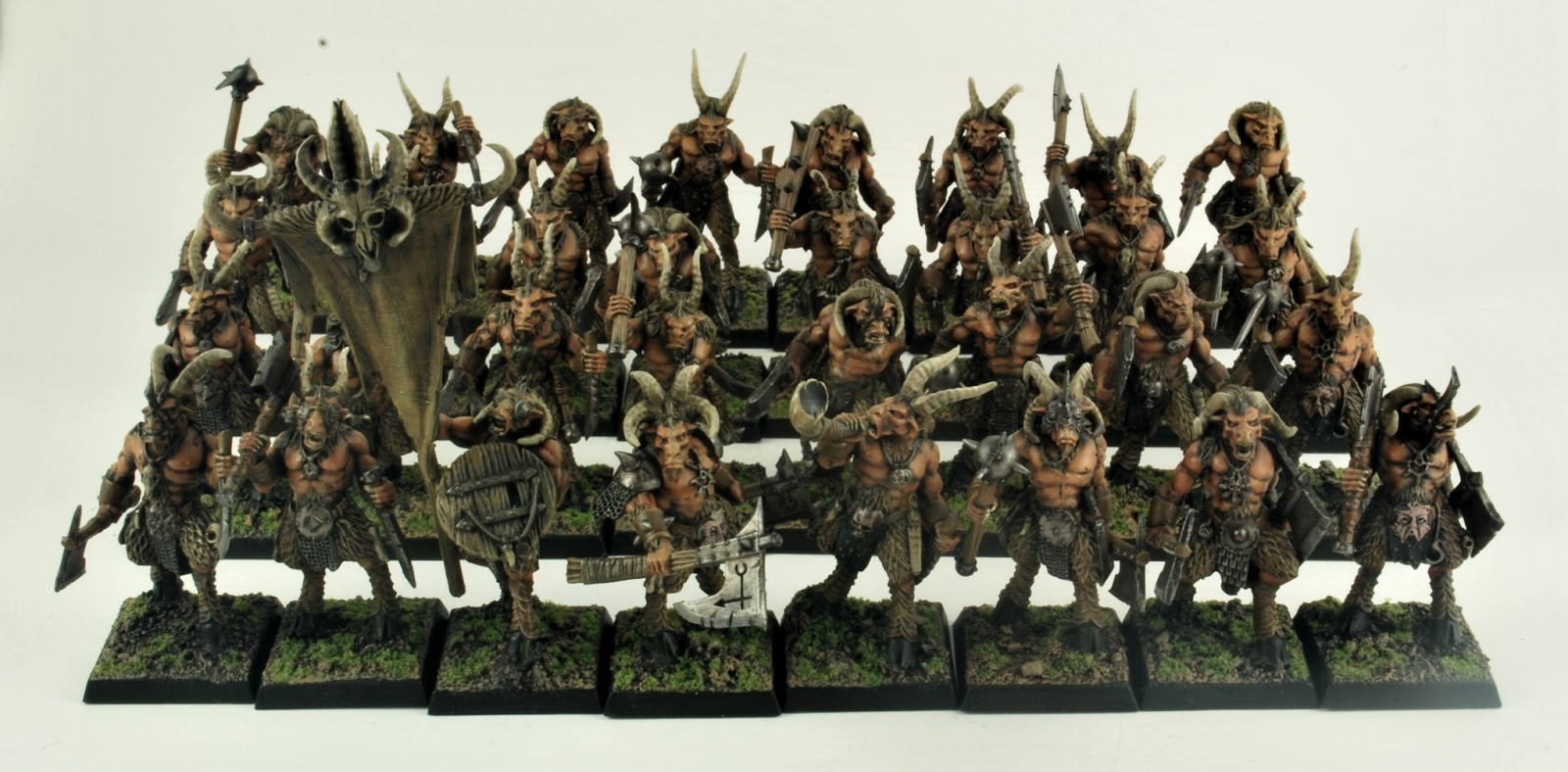 MiniKingdom: Beastmen Army For Sale - Converted