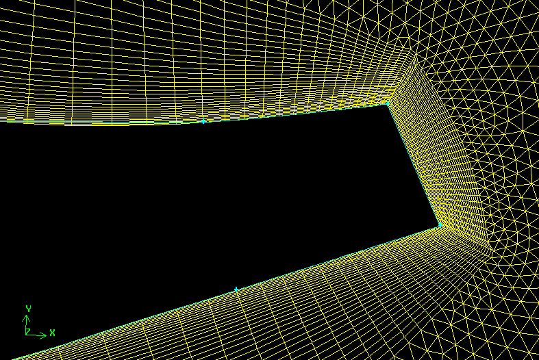 Grid Generation for CFD: Gambit: Viscous grid for a multi element airfoil, NHLP2D