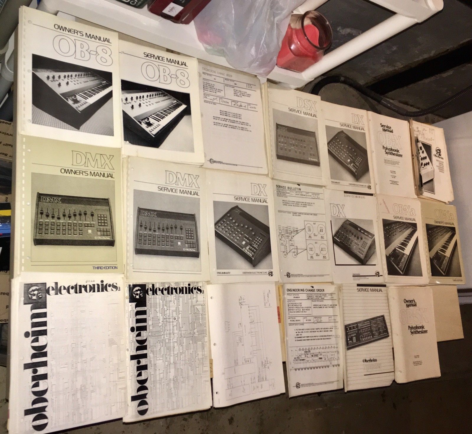 MATRIXSYNTH: Oberheim Service & Operator Manuals LOT