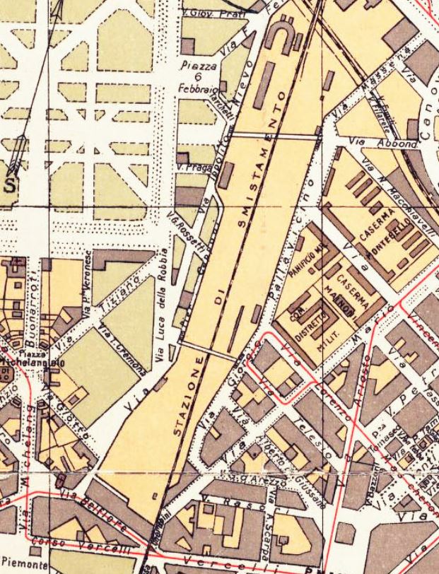 milanoneisecoli: Il parcheggio di Pagano, ciò che resta dello scalo ...