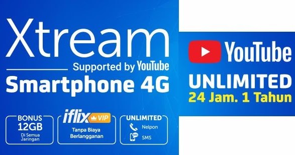 Cara Mengaktifkan Paket Internet XL Untuk Streaming Youtube Unlimited ...