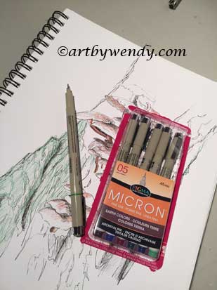 Art by Wendy: Using Tonal Values in Ink - Painting and Drawing Tips