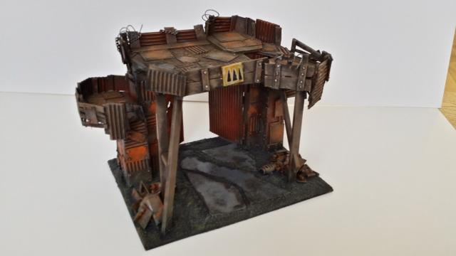 Another wargaming blog: Ork fortifications for Warhammer 40K or Gorkamorka