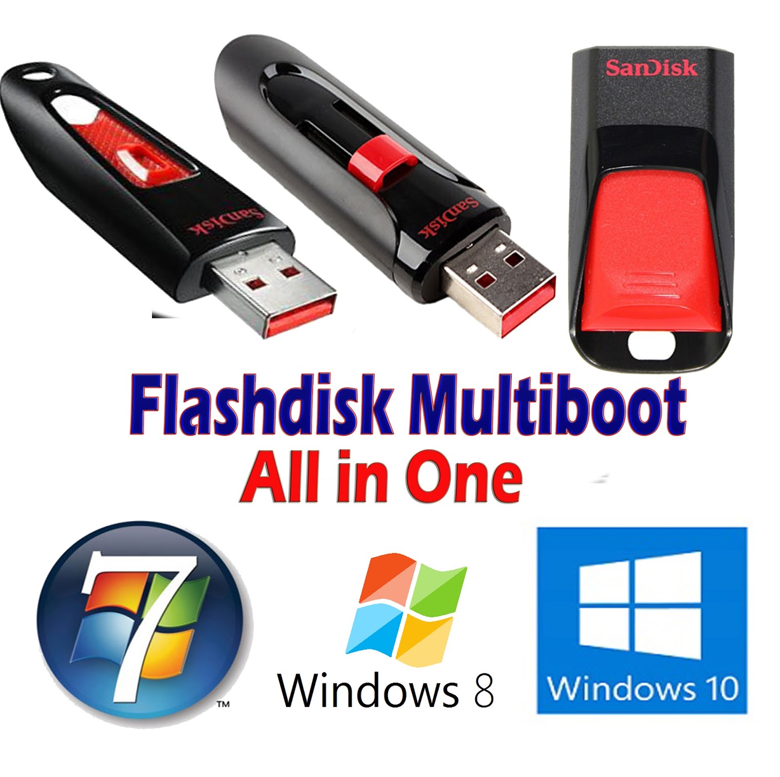 Jual flashdisk flashdisk usb boot multiboot windows 7 8 10 bootable ...