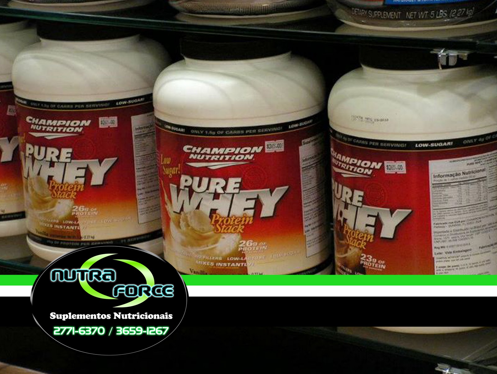 Nutra Force Suplementos: Proteínas (Whey Protein)