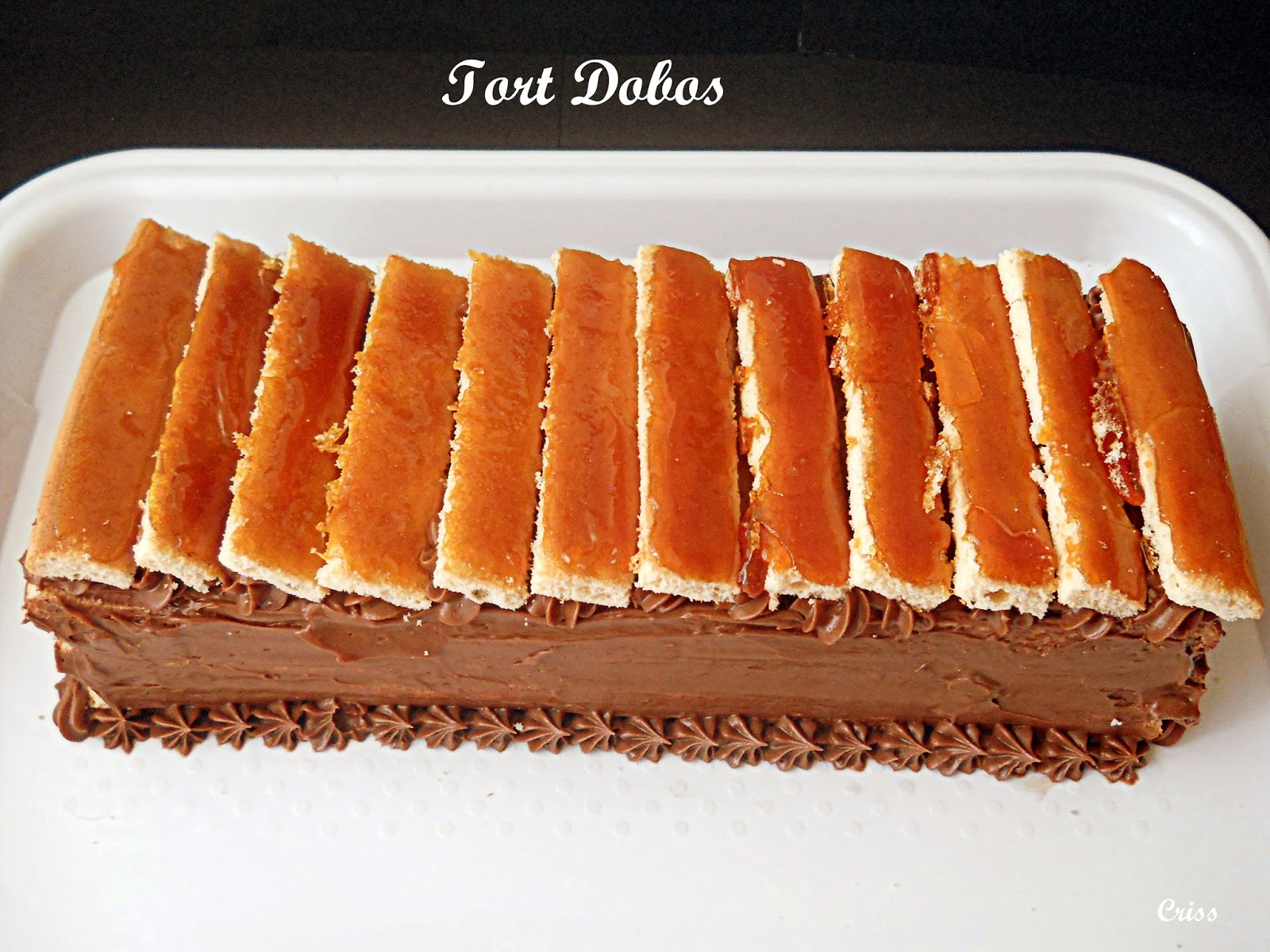 Arome si culori : Tort Dobos